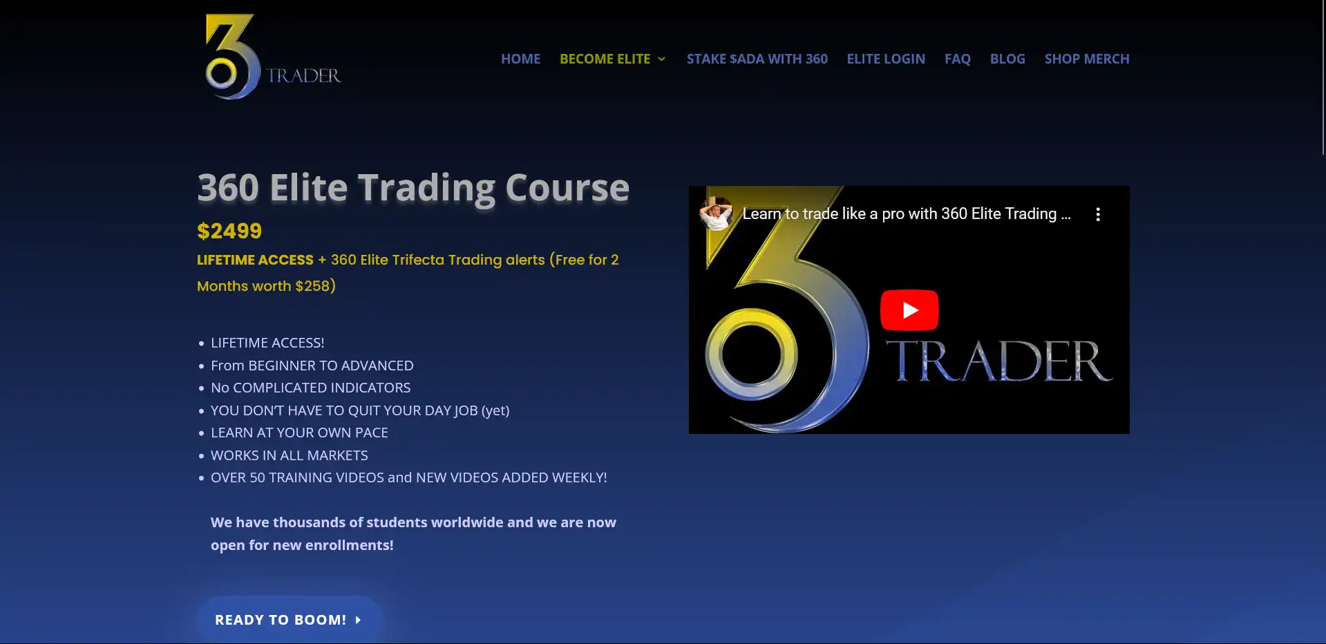 Best Crypto and Stocks Trading Course at 360Trader